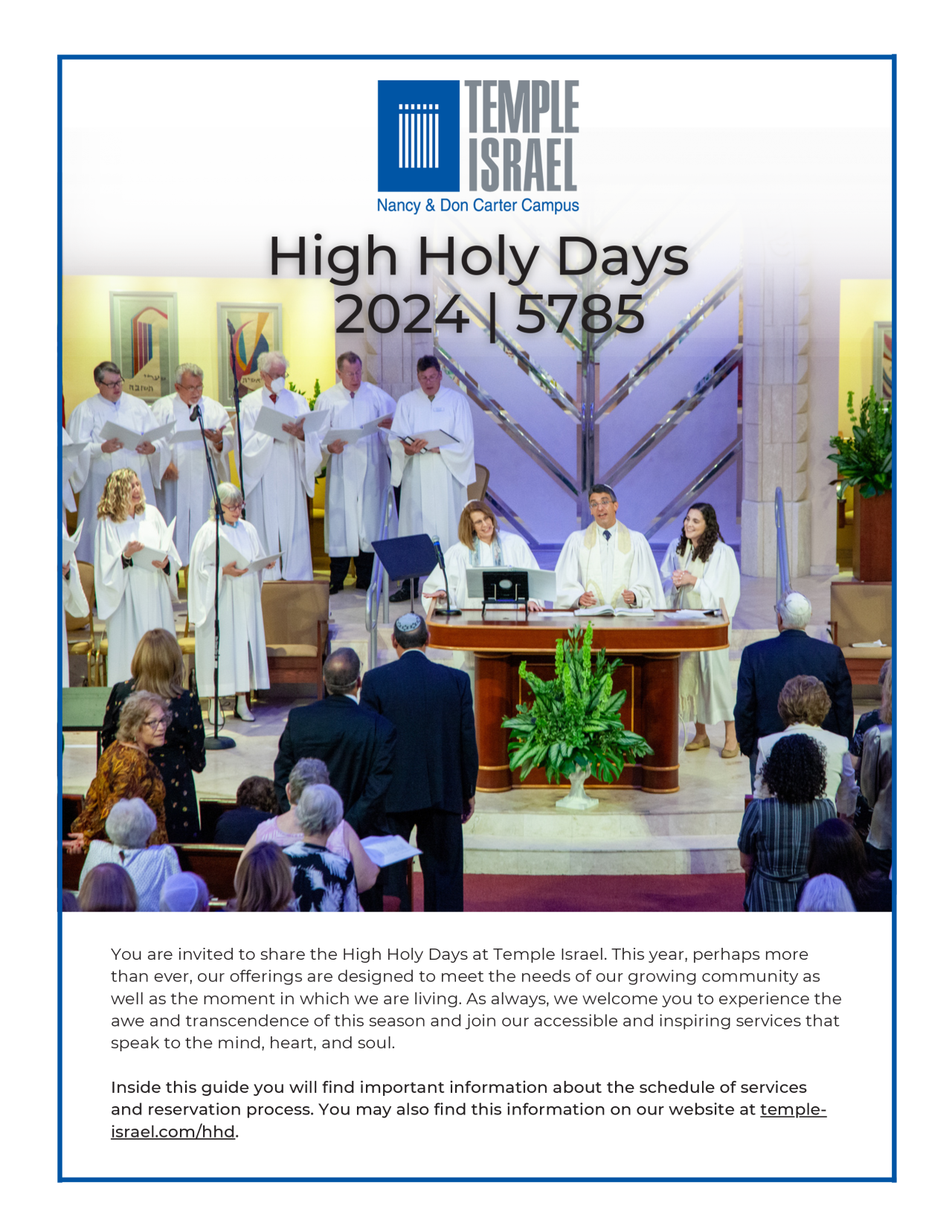 High Holy Days | Temple Israel - Reform Temple in West Palm Beach, FL