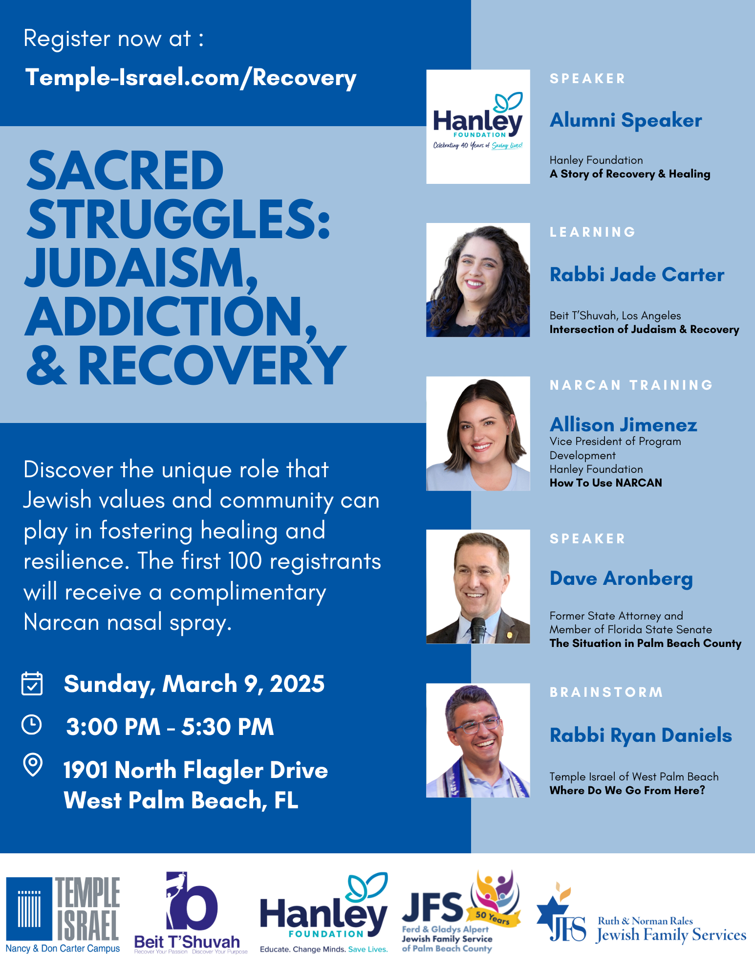 Upcoming Event Flyers | Temple Israel - Reform Temple in West Palm ...