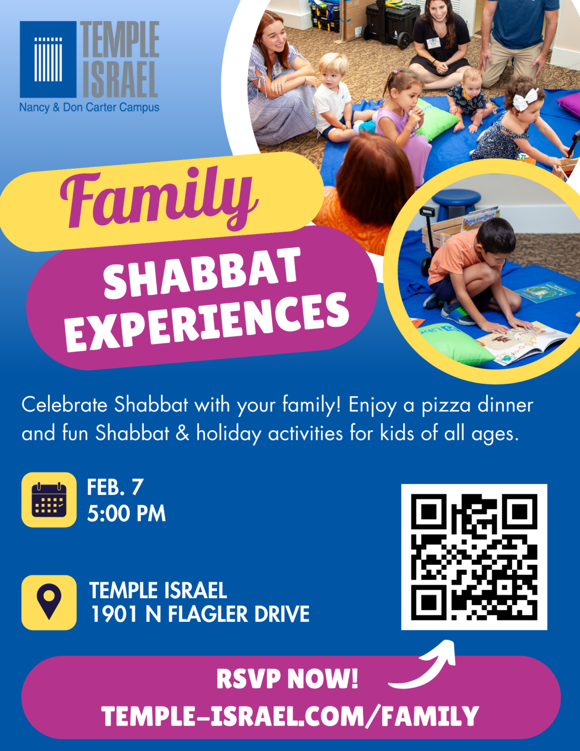 Family Shabbat Experiences | Temple Israel - Reform Temple in West Palm ...