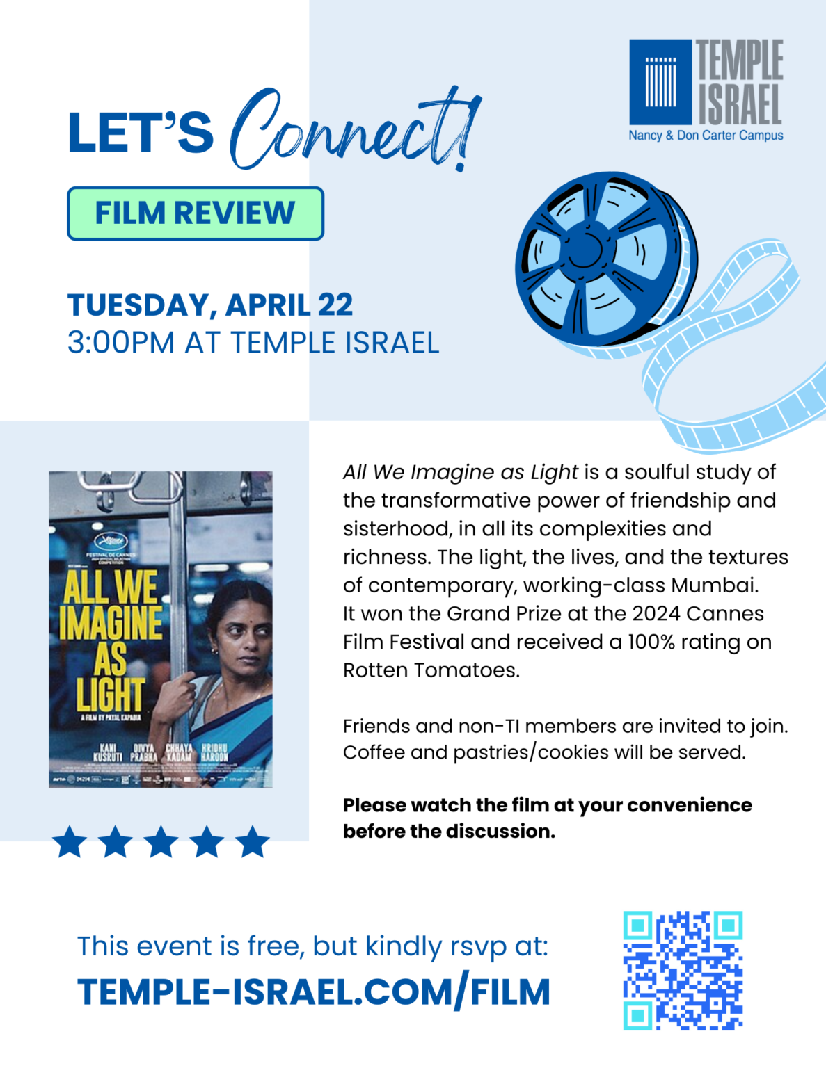 Upcoming Event Flyers | Temple Israel - Reform Temple in West Palm ...