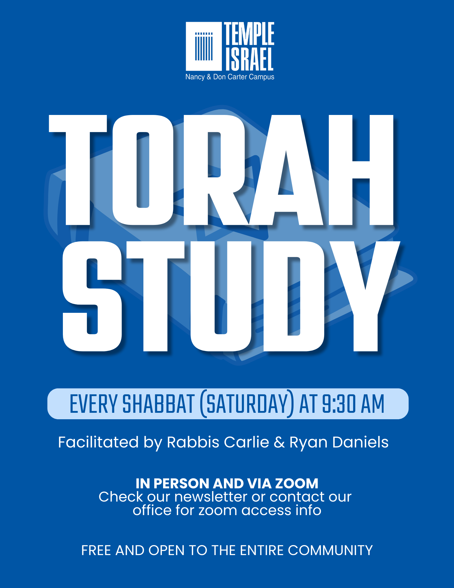 Upcoming Event Flyers | Temple Israel - Reform Temple in West Palm ...
